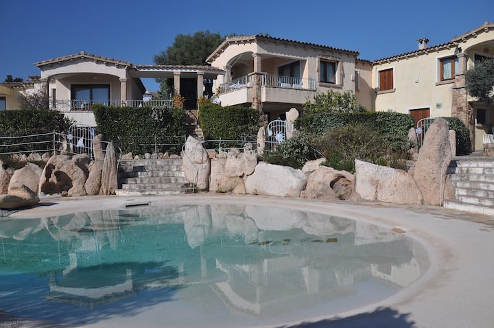 Villa Fede 3cp, Sea View, Condominium Swimming Poo - Olbia