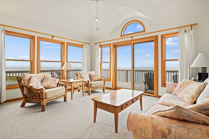 Windscape 4 Bedroom 800ft Of Water Front Views! - Frisco, NC
