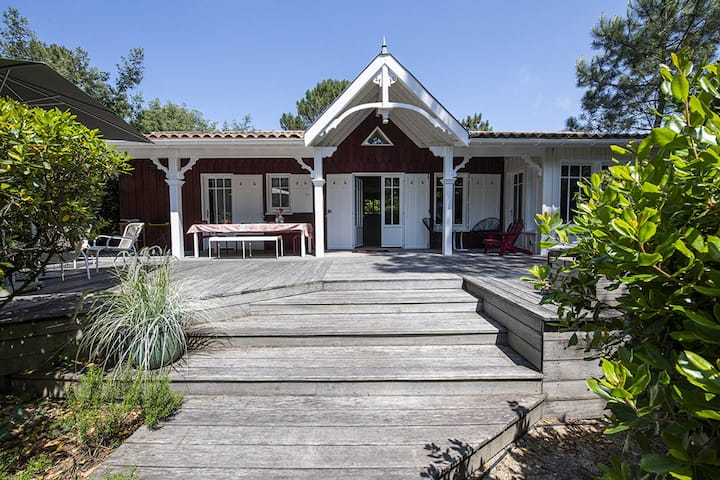 Magnifique Maison Dans Les 44h à La Pointe 12 Personnes Ou Moins - Cap Ferret
