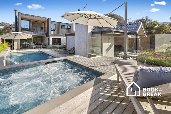 Cambridge Gardens *1 Night Free* Luxury In Sorrento With Spa & Solar Heated Pool - Portsea