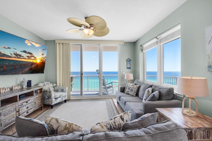 Beachfront-gulf Views-pools-summerwind Center - Navarre Beach, FL