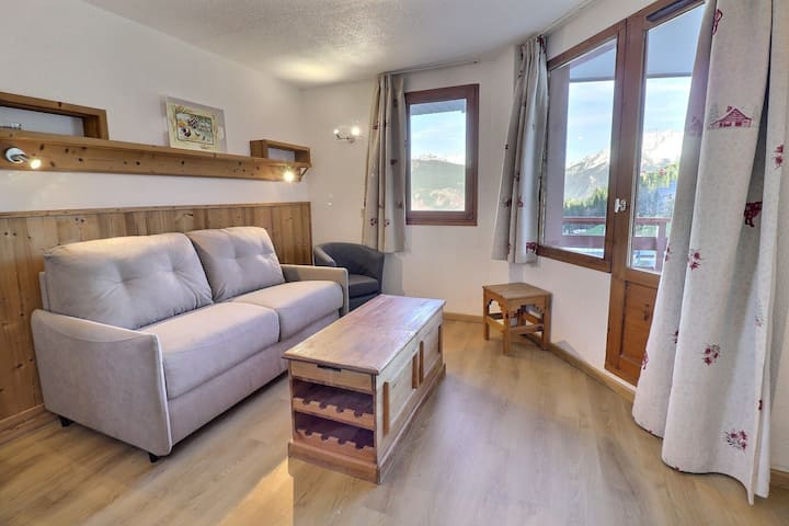 Confortable 2 Pieces + Cabine, Skis Aux Pieds Et P - Courchevel