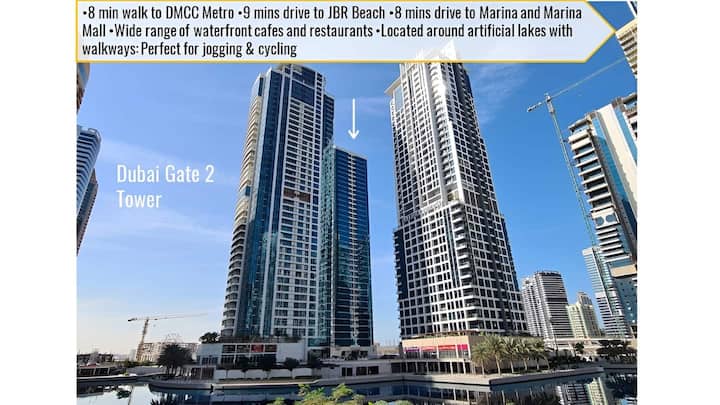 Cozy, Compact, Equipped Studio, 8 Mins From Metro - Dubaï Marina