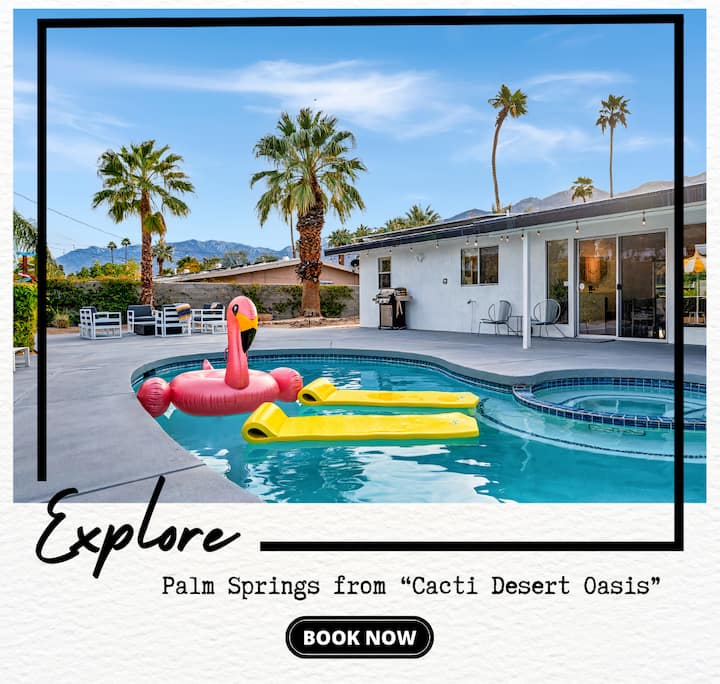 Amazing Mt Views • Pool & Spa • Mini Golf - Palm Springs, CA