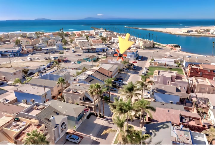 360 Water View Roof Deck-50 Feet To Beach-dogs! - Oxnard Shores Beach