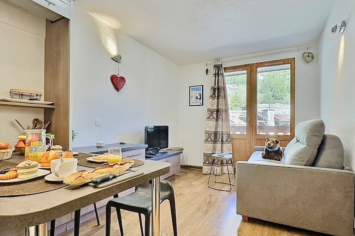 Agréable Studio Cabine Complètement Rénové Pou - Val-d'Isère