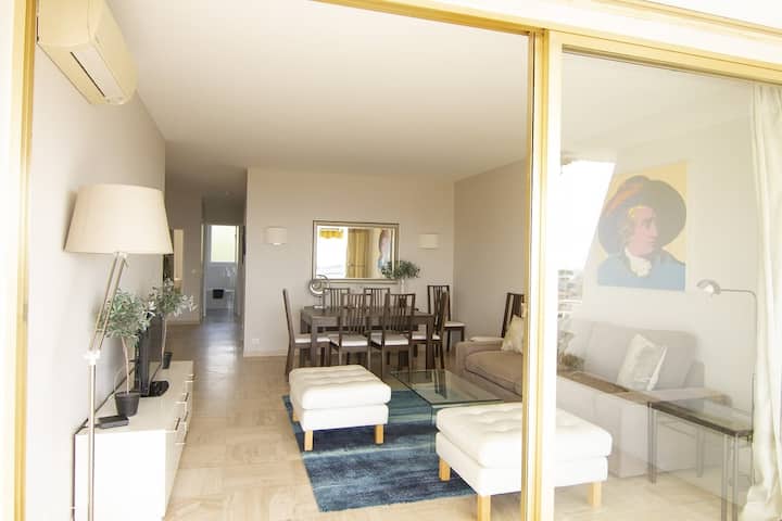 Magnifique T3: Piscine&tennis - ibis Cannes Centre