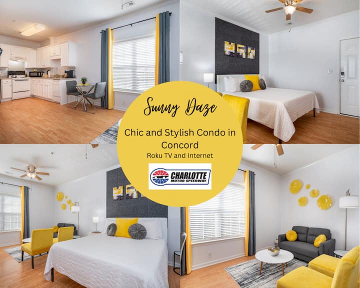 Sunny Daze- Chic Condo In Concord Close To Nascar - Concord, NC