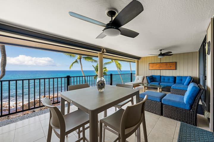 Summer Deal Oceanfront Kona Condo With Large Lanai And Sunsets - Kailua-Kona, HI
