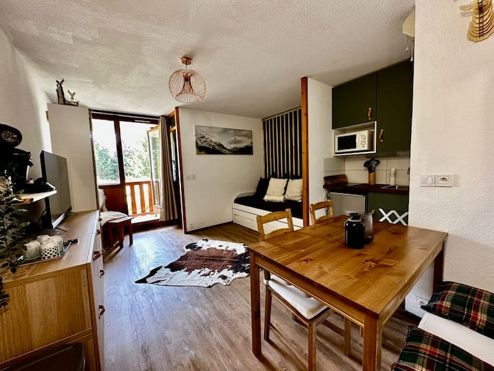 L Edelweiss- Studio Rénové Pour 4 Personnes - Chamrousse