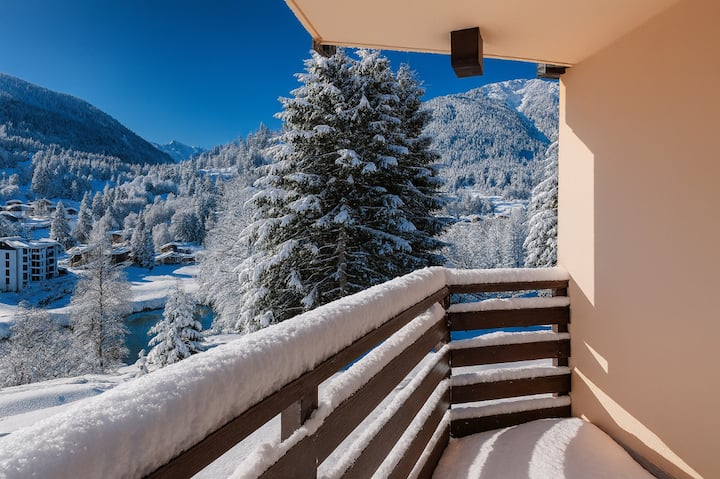 Vue Des "Chavants", Studio 20 M² Avec Balcon - Les Houches