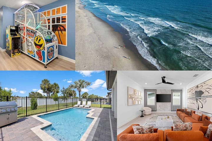 Sunshine Shores | Beach Views, Fairytale Br, Pool - メルボルン・ビーチ, FL