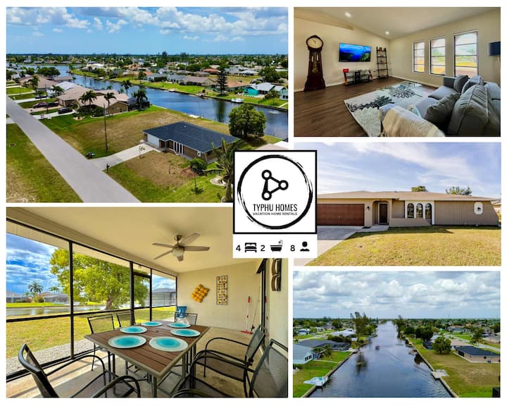 Waterfront 3br | Tranquil Escape W/ King Beds - Cape Coral, FL
