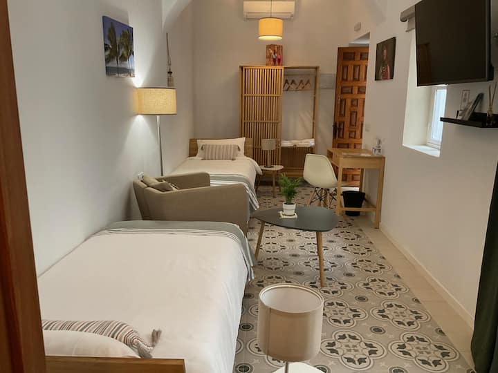 Vainilla-twin Room-standard-ensuite With Shower-co - Sanlúcar de Barrameda