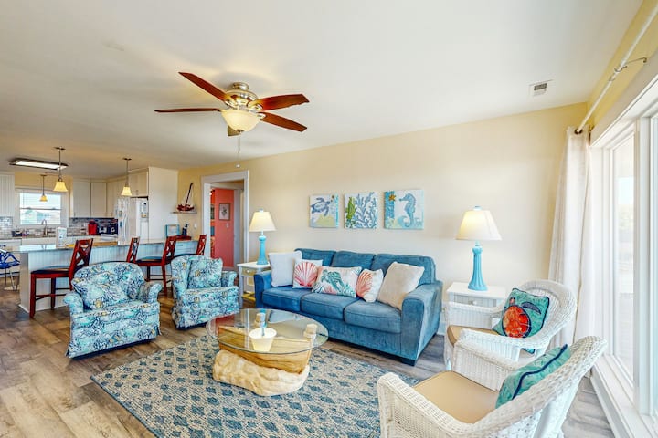 5br Oceanfront | Deck | Foosball | W/d - Topsail Beach, NC