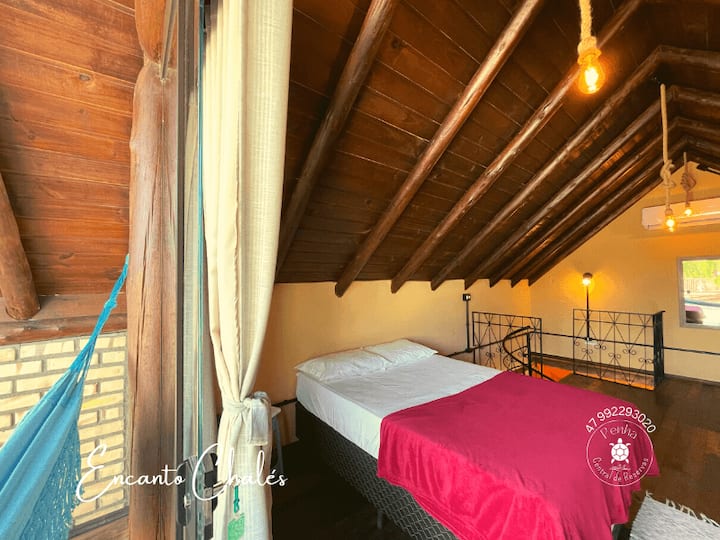 Chalés Encanto, Cascalho, 150 Mt Da Praia Grande, Penha Santa Catarina - Peña