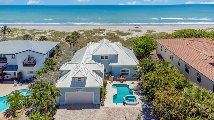 Sea Watch: 4b/4b Direct Oceanfront Home With Pool - Cocoa Beach