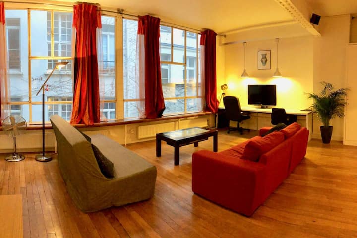 Loft Minimaliste & Industriel, Centre De Paris - Paris 19e Arrondissement