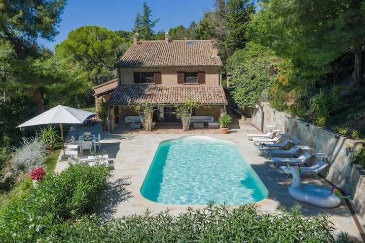 Villa Panorama - Private Pool, Beach 1 Km, Pesaro - Pesaro