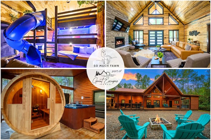 Somuchfawn Hottub Sauna Playground Games Bunkslide - 브로큰 바우