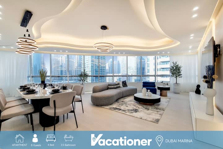 Horizon Tower - Stunning Four Bedroom - Dubai Marina