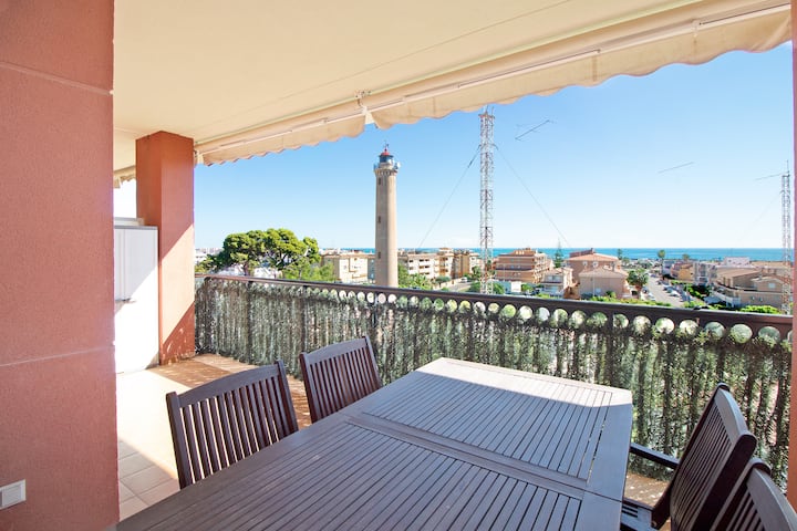 Apartamento Con Gran Terraza Y Piscina - Canet de Berenguer