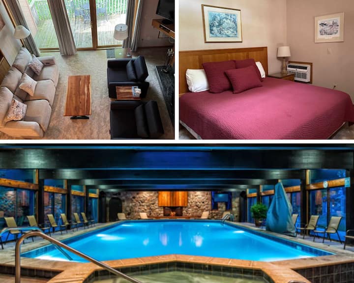 Spacious Group Condo W/ Sauna | Tubing, Pool & Shu - Torch Lake, MI