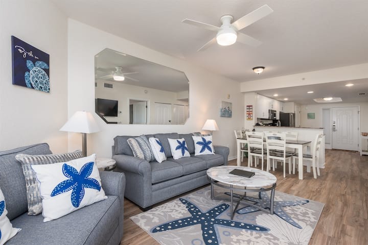 2/2 On Beach, Sleeps 6, Beach View, 507n Sunset - Treasure Island, FL