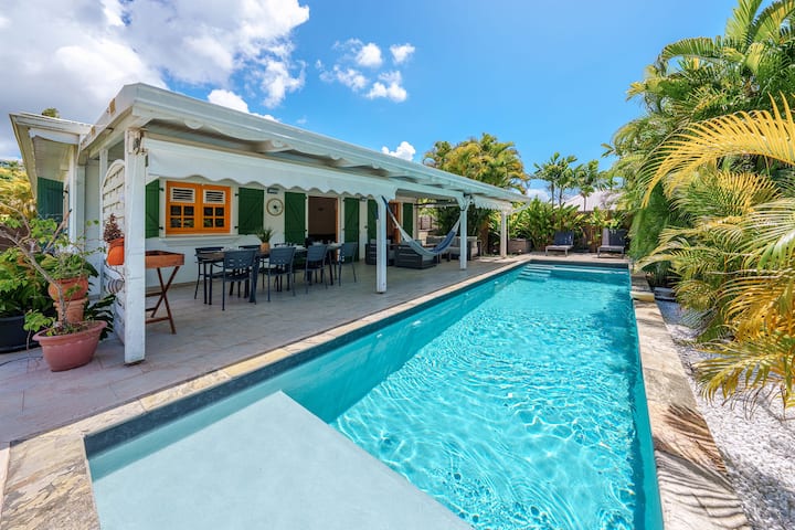 Villa Tapatia Piscine, 1 Min Plage, Diamant - Martinica