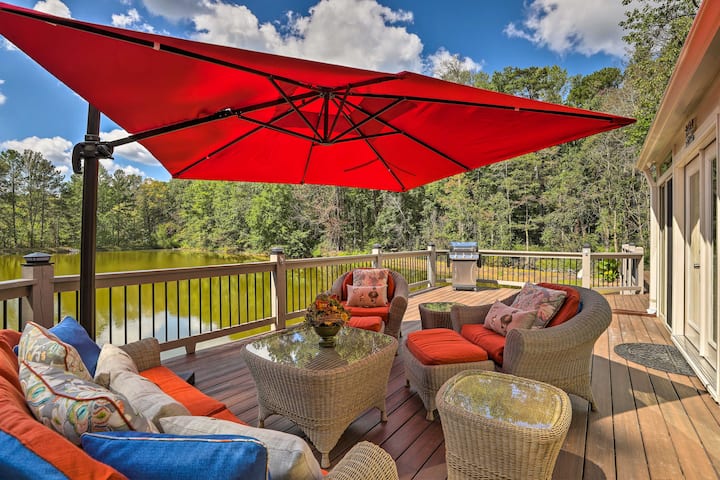 Lawrenceville Gem W/ Boat Dock On Private Lake! - Lawrenceville, GA