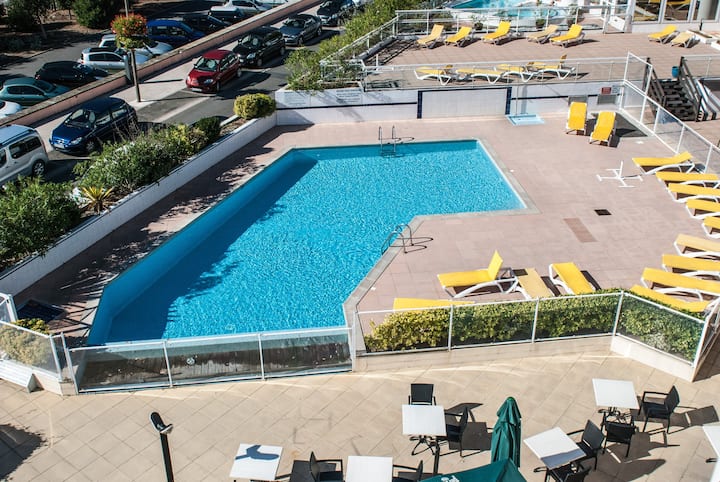 Vue Sur La Port | Appart Cozy + Accès Piscine - Hondarribia