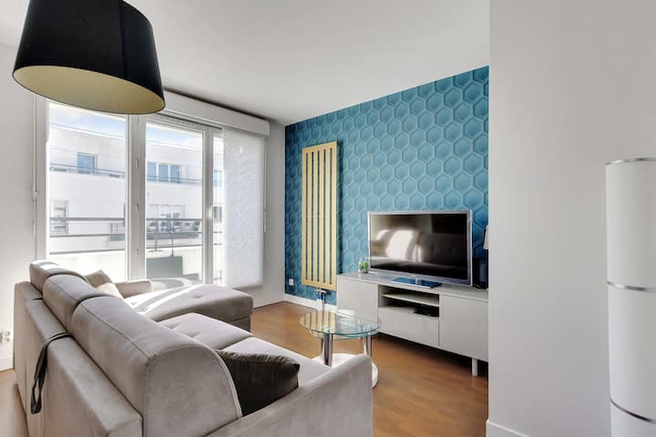 *Balcony* Lumineux 1ch -Levallois Proche Quai - Levallois-Perret