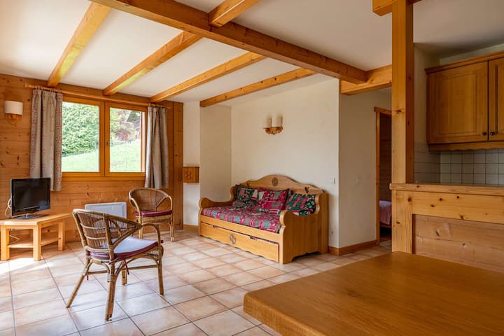 Pistes Et Cœur De Village Et Grande Terrasse - Le Grand-Bornand