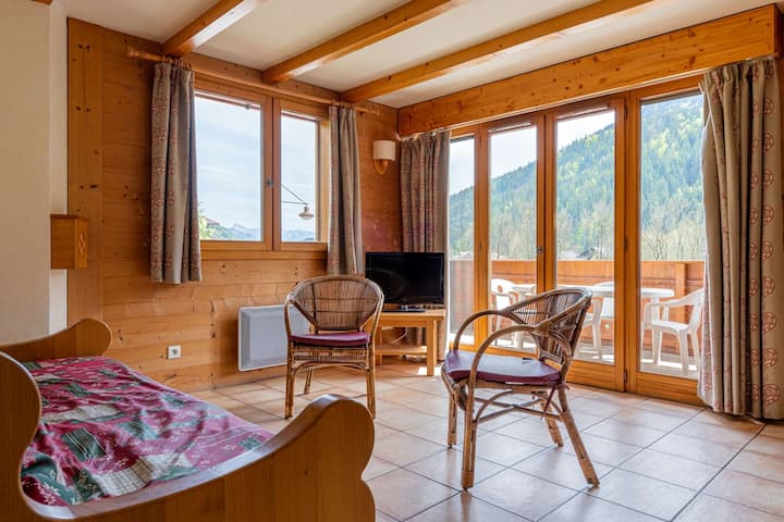 Pistes Et Cœur De Village Et Grande Terrasse - Le Grand-Bornand