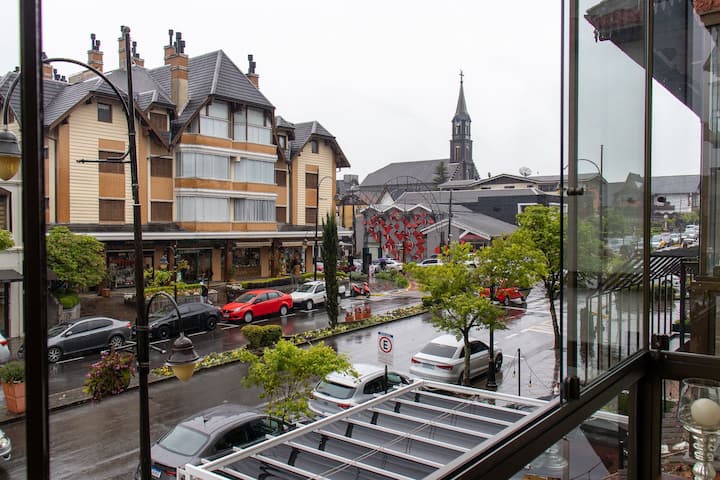 Locar- In Gramado Apartamento A 100m Da Rua Coberta - Iii- 10 Pax - Gramado