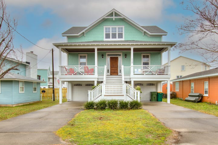 Elanora-steps To Beach, Family Friendly Home - Carolina Beach, NC