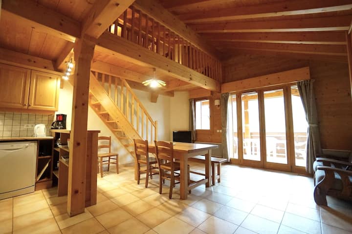 Slopes And Heart Of Village And Large Terrace - Le Grand-Bornand