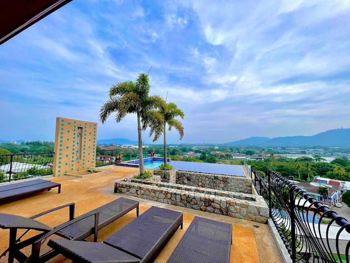 3 Bedroom Apartment Fitness Street Roooftop Pool - Phuket