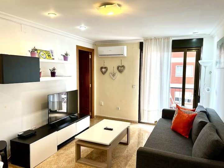 Moderno Y Acogedor Apartamento Para 6 Personas - Valencia