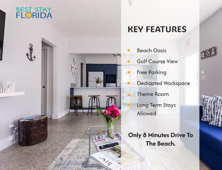 Beach Oasis | Golf View & Near Hollywood Beach - Hollywood, FL