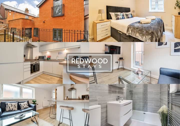 Town Centre Apt + Netflix + Free Wi-fi &Near Shops - Basingstoke