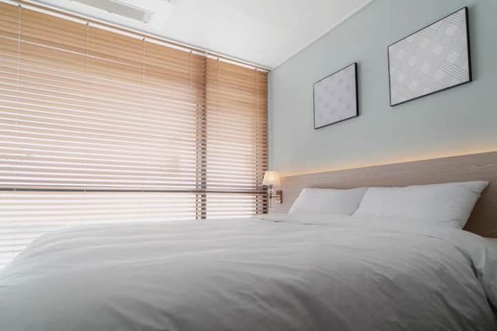 바다뷰의 넓고 쾌적한 투룸 복층타입 객실, A 201호 - 투룸 복층형 - Busan