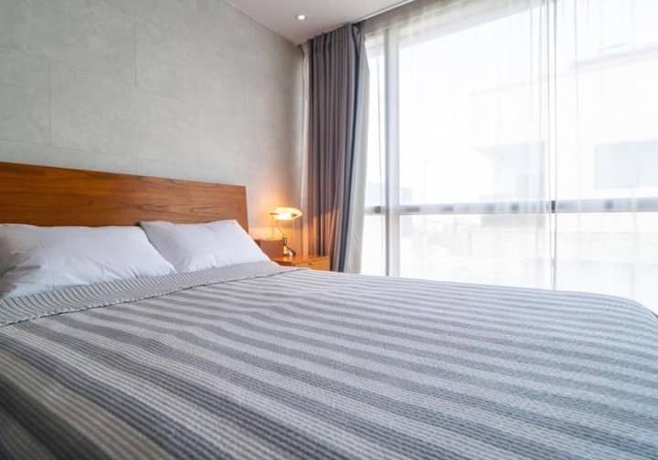 편안하고 안락한 침실 분리형 객실, A 202호 - 침실 분리형 - Busan