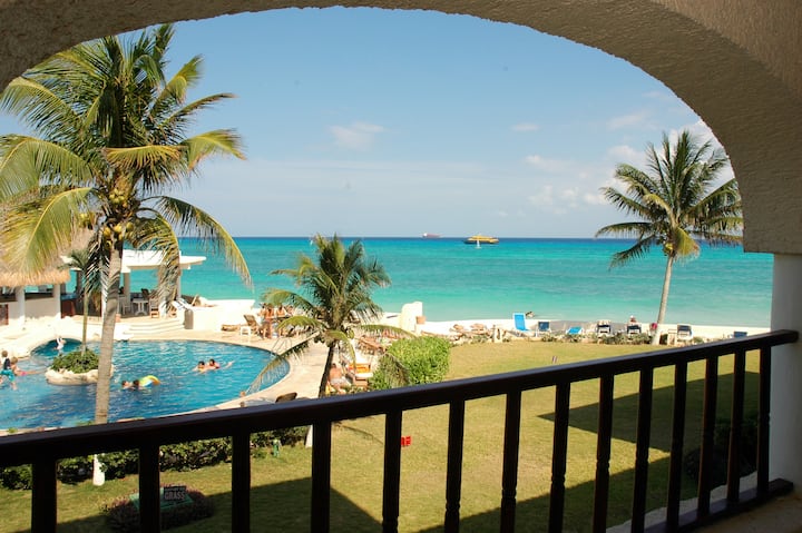 Caribbean Views And Sparkling Pool! Xaman Ha 7103 - Cozumel