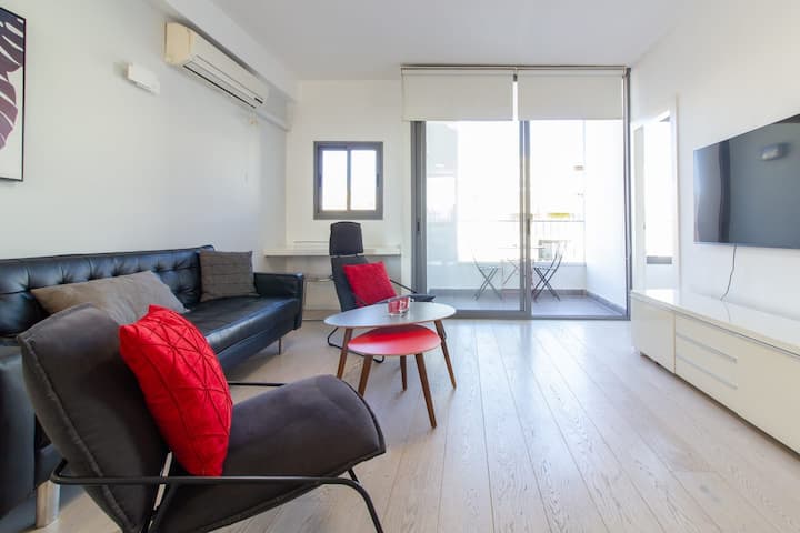 ->Quiet City Stay W/ Balcony – Yishayahu St - Tel Aviv-Yafo