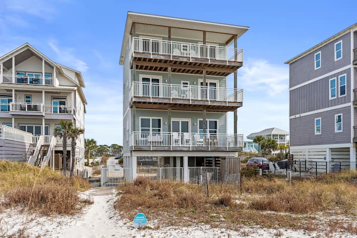 Selah By The Sea - Gulf Front Home With Pool - Cape San Blas, FL