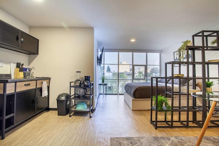 Beautiful Studio With A Nice View Of Roma Norte - Benito Juarez