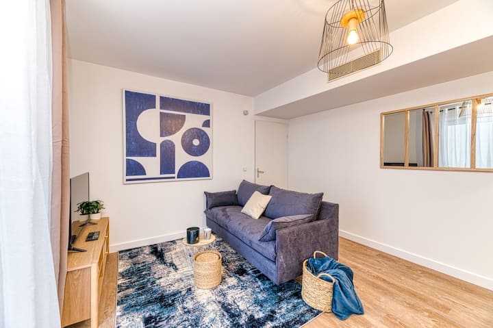 Quartier Gare, 2 Personnes, Wifi Fibre, Balcon - Sassenage