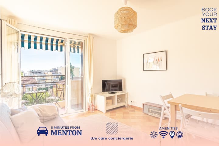 Joli T3 Proche Plage Et Gare Roquebrune - Roquebrune-Cap-Martin
