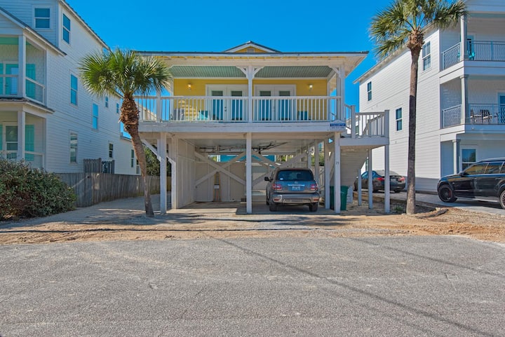 Pet Friendly Elevated Cottage-1 Block 2 Beach-pool - Santa Rosa Beach, FL